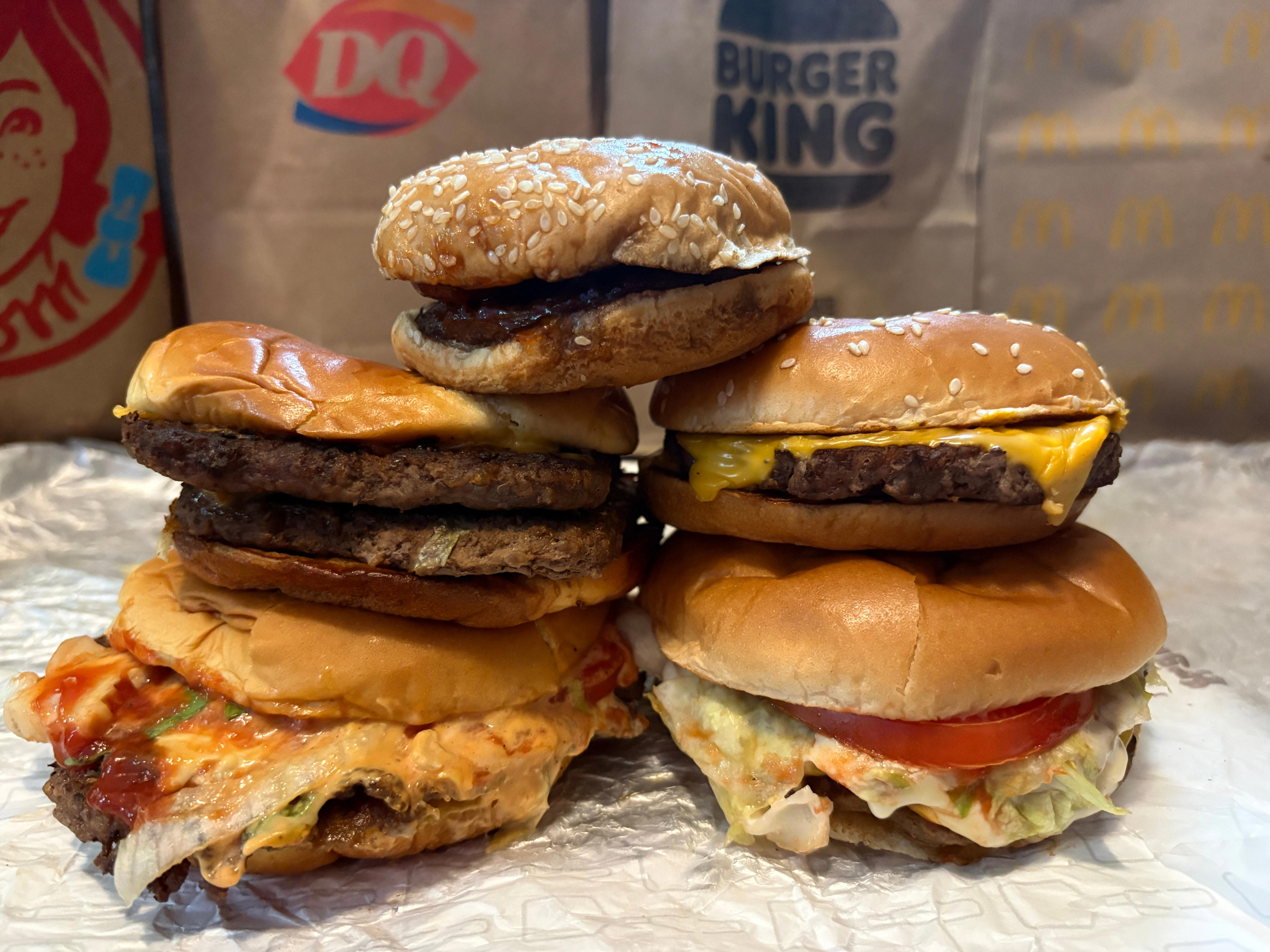What's the best fast food burger? We gave some a try. Here's our ranking