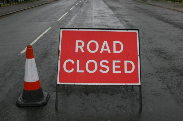 Busy Glasgow road shut for three weeks amid collapsed sewer