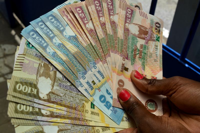 AFRICA-FX-Zambia's currency on front foot, Ghana's under pressure