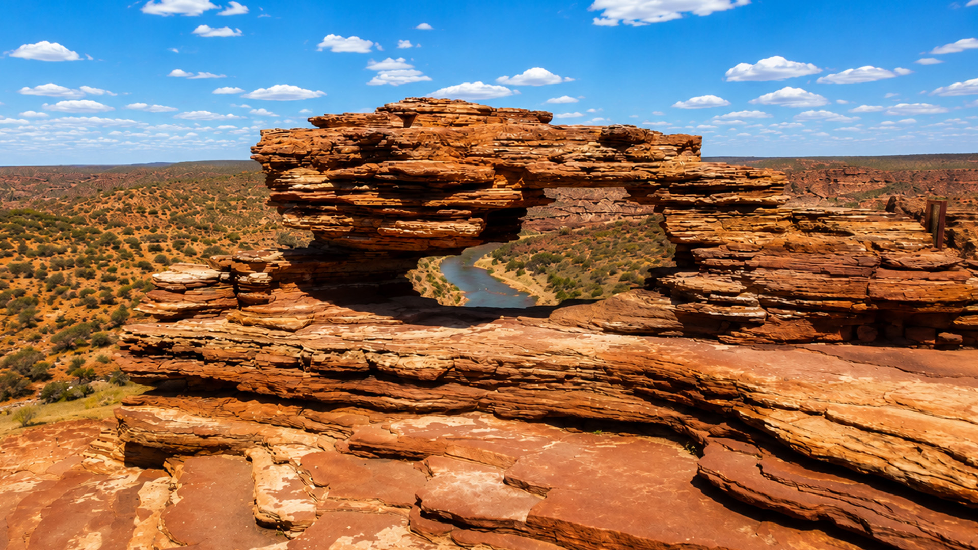 What’s special about this natural rock window in Australia?