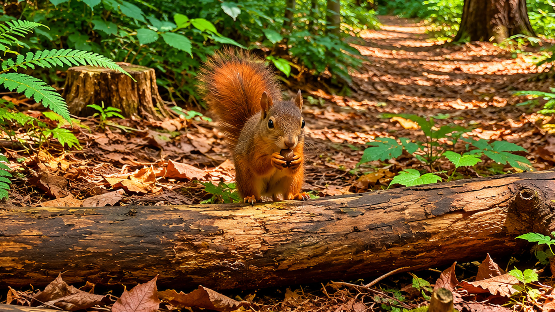 Something unexpected appeared on our hidden forest camera