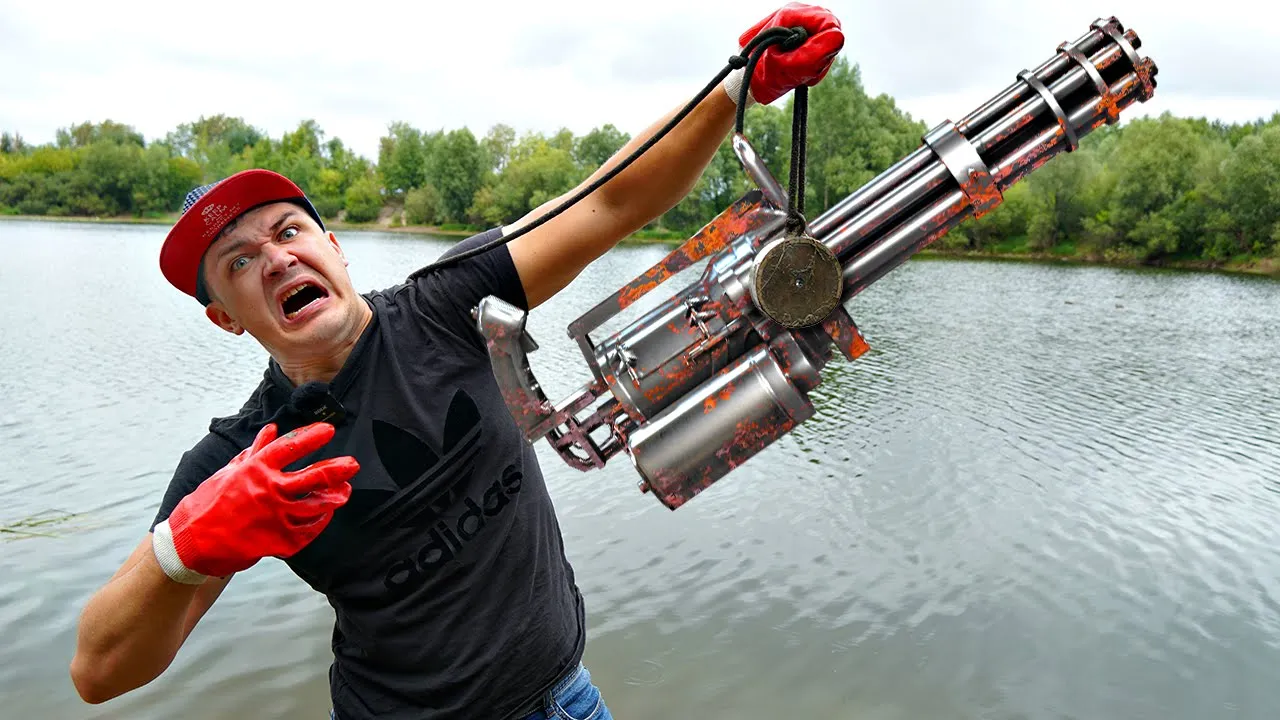 We pulled up this massive, dangerous find magnet fishing where creepy ...