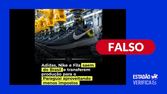 É falso que fabricante da Nike, Adidas e Fila tenha deixado o Brasil e ...