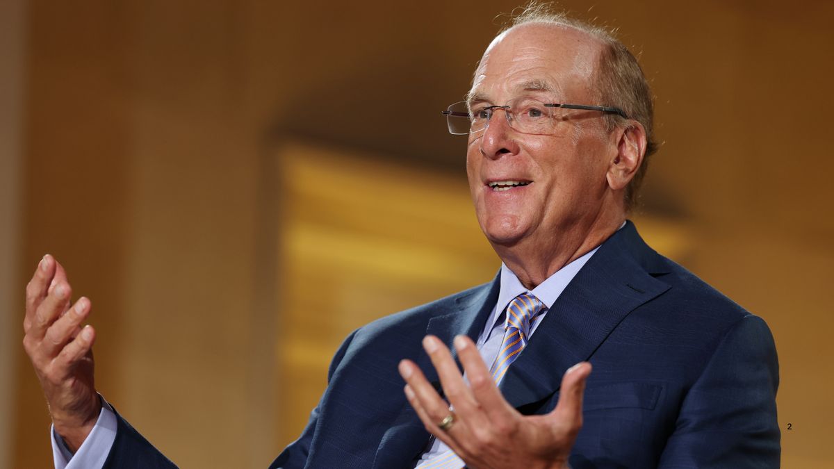 BlackRock CEO said Americans' savings and investments will fund data ...