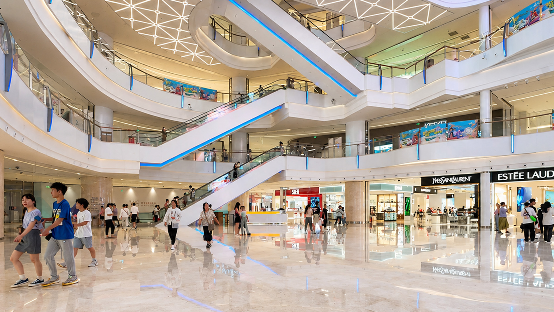 This giant shopping mall in China feels like an indoor city