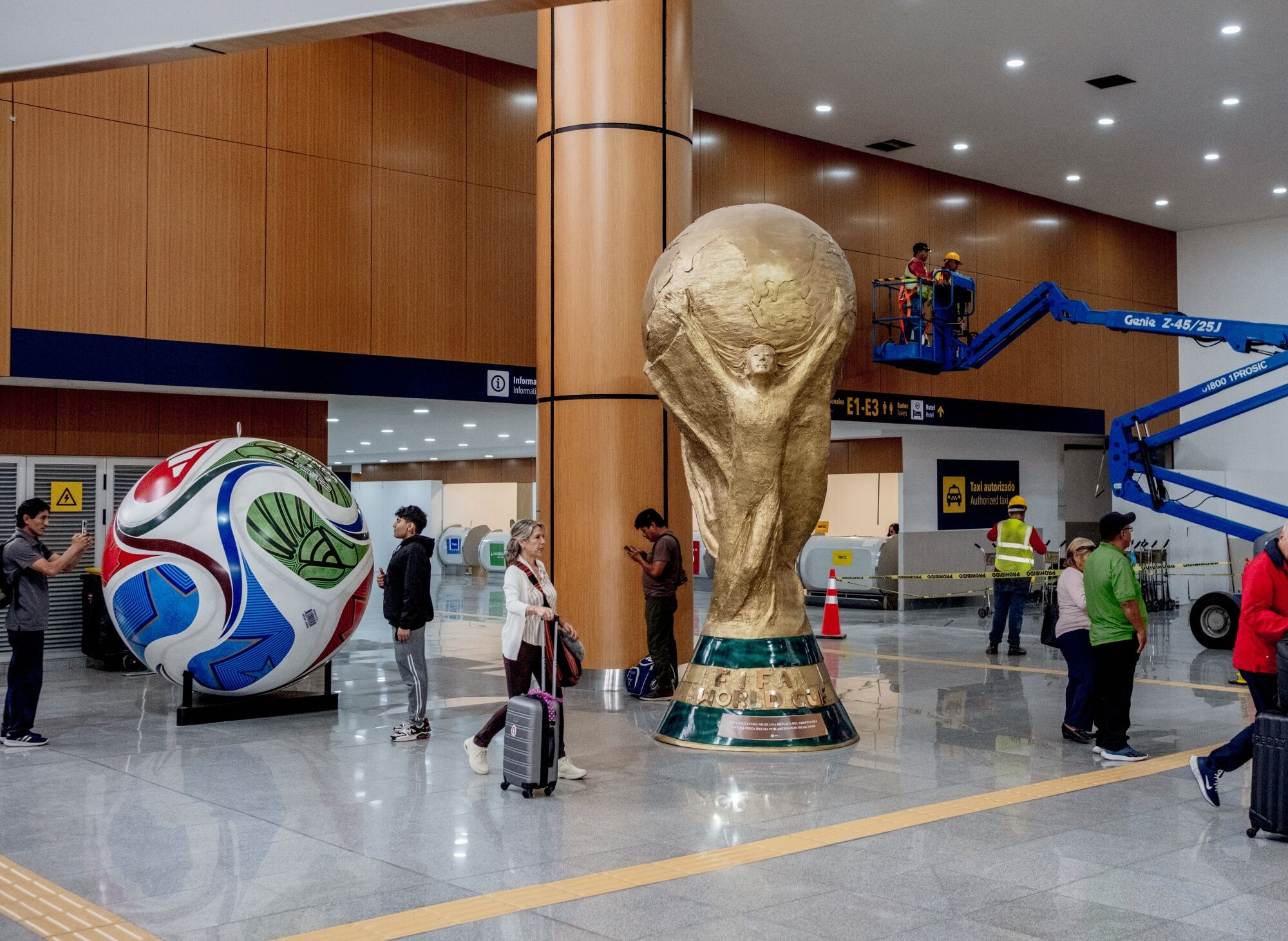 World Cup sends a dilapidated Mexican airport into hasty revamp