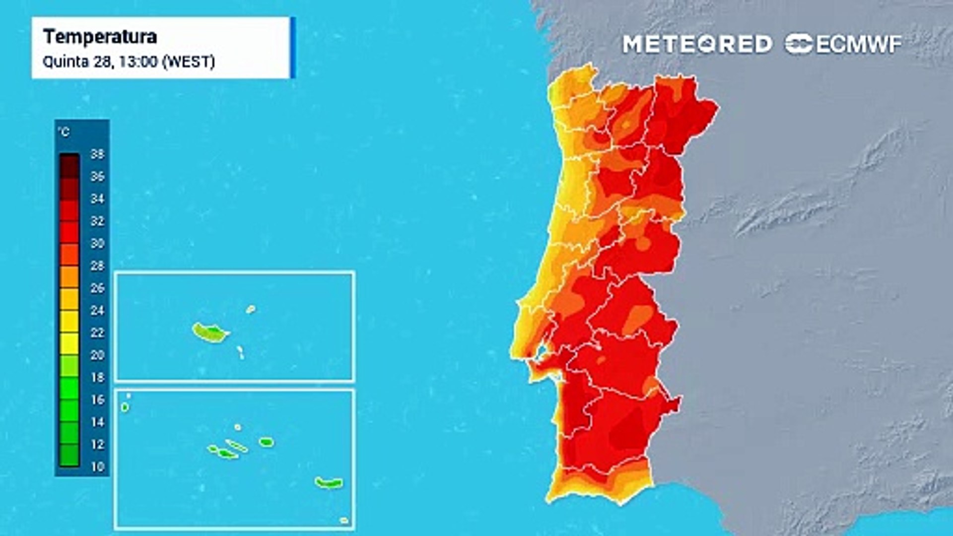 As temperaturas vão sofrer uma reviravolta na próxima semana com ...