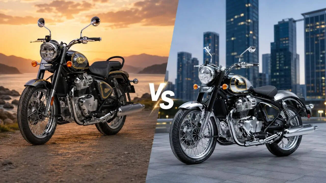 Royal Enfield Bullet 650 vs Classic 650 comparison: Specs, design, and ...