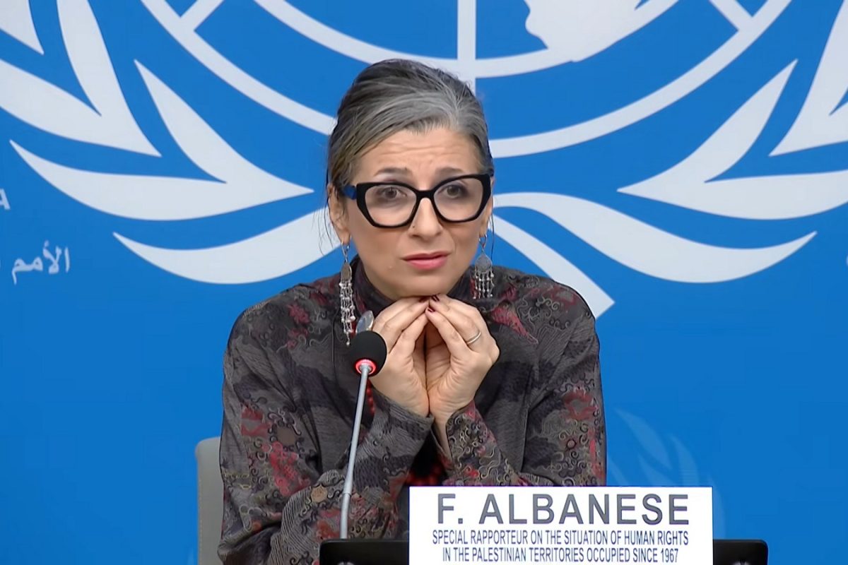 Gli Stati Uniti ripristinano le sanzioni contro Francesca Albanese