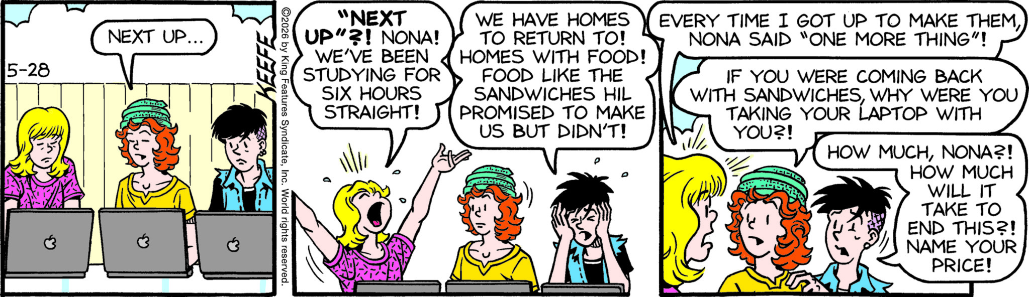 Sally Forth by Francesco Marciuliano; drawn by Jim Keefe