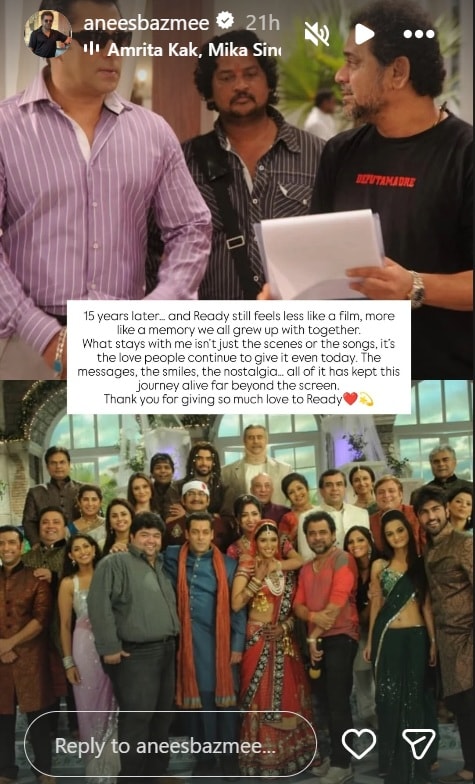‘Ready still feels like a memory’: Anees Bazmee celebrates 15 years of ...