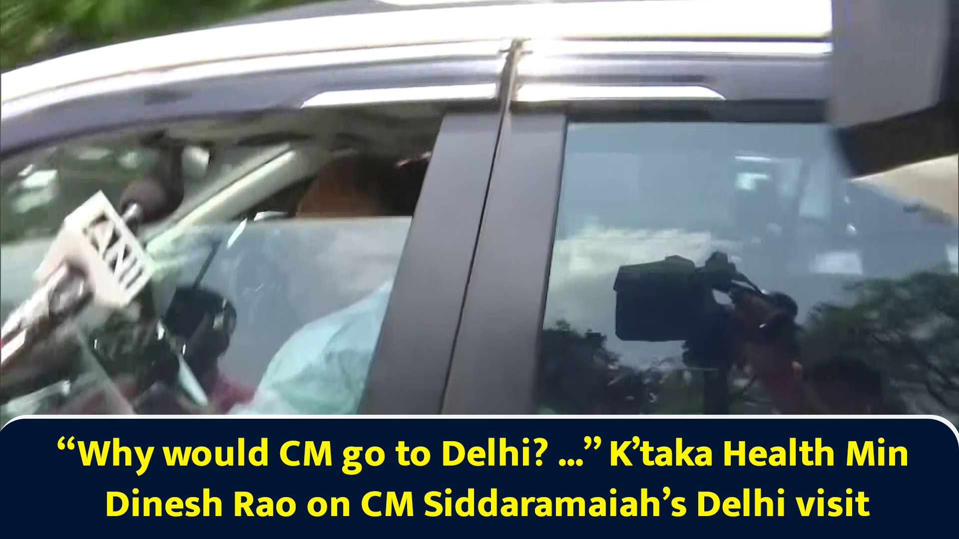 Why would CM go to Delhi? K’taka health min Dinesh Rao on CM ...