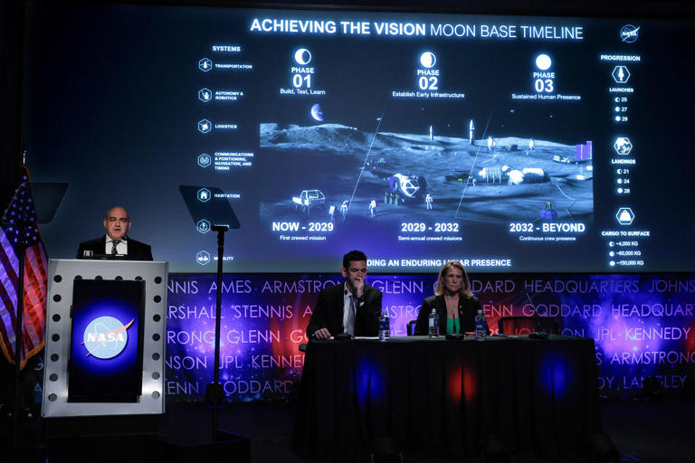 NASA just showed a 1st look at moon base for future Artemis moon ...