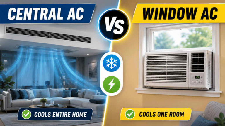 Central AC vs window AC: Which one offers better cooling and ...