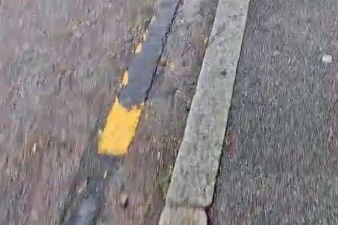Mystery painter sparks yellow lines stand-off