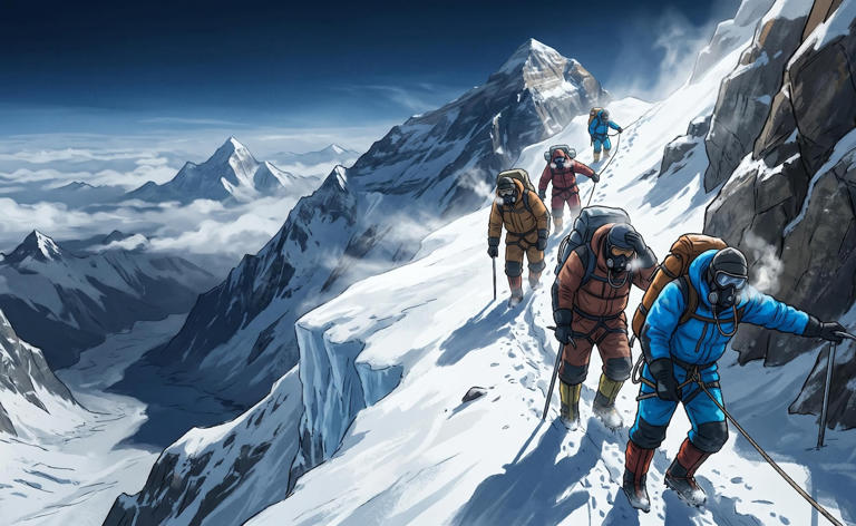 Inside Mount Everest's death zone, where the human body begins to shut down