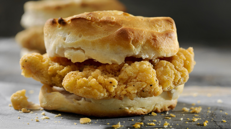 DIY your own Nashville hot chicken biscuit at Popeyes with a few easy moves