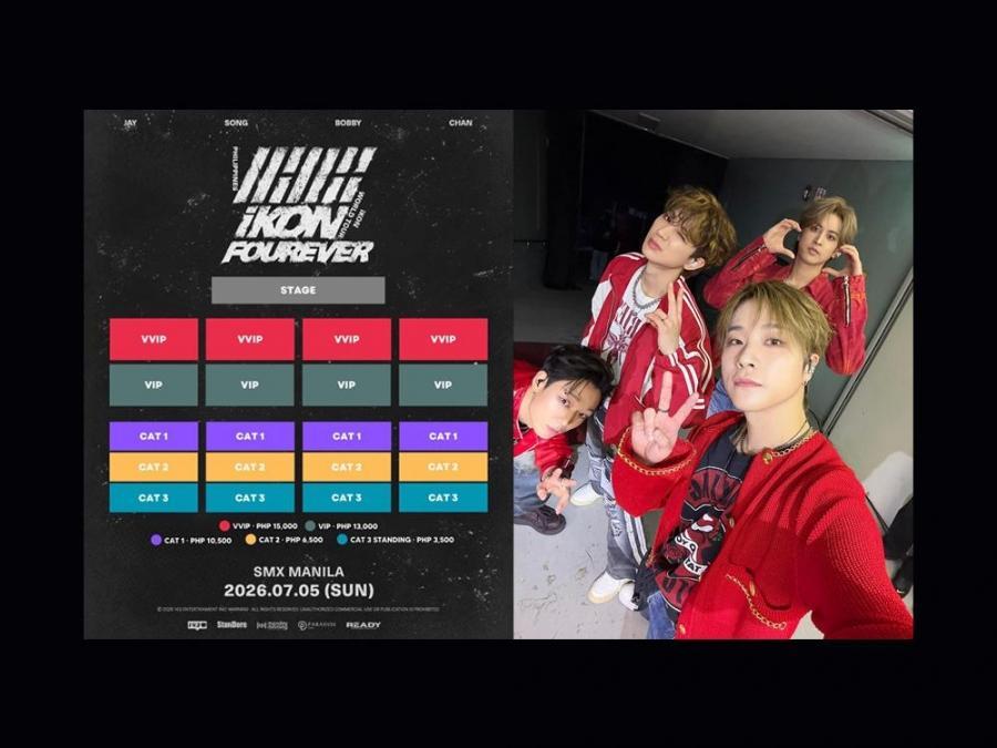 iKON in Manila: Ticketing details, seat plan, and more
