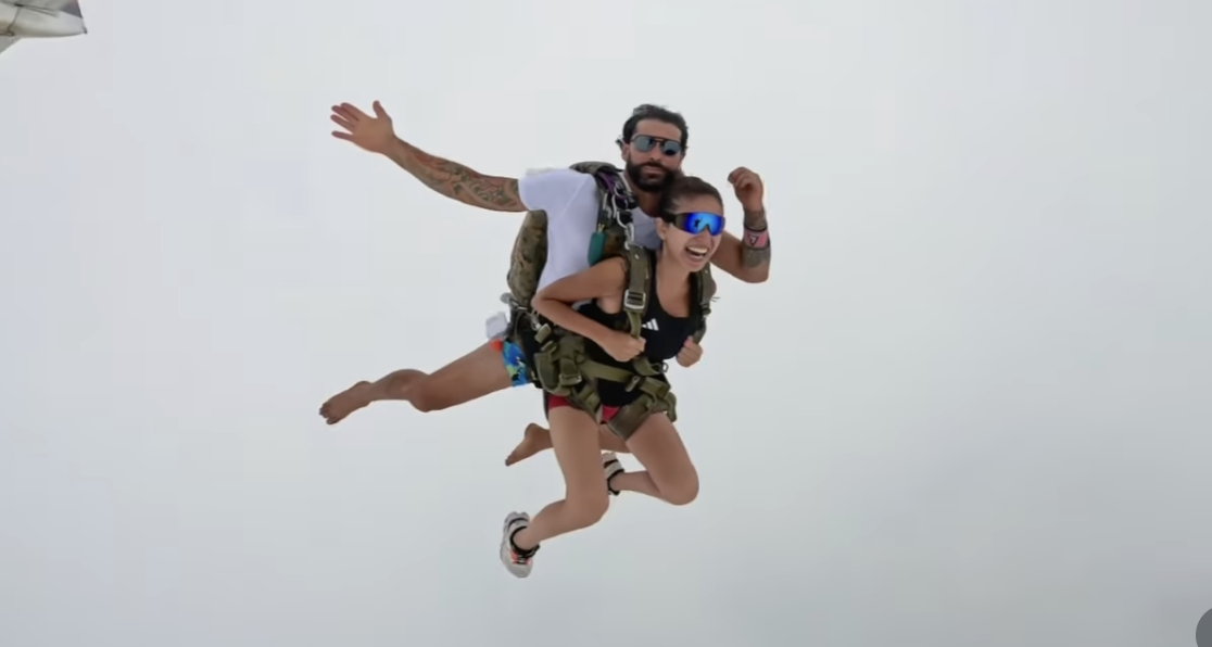 Andrea Torres caps off birthday celebration with skydiving session in ...