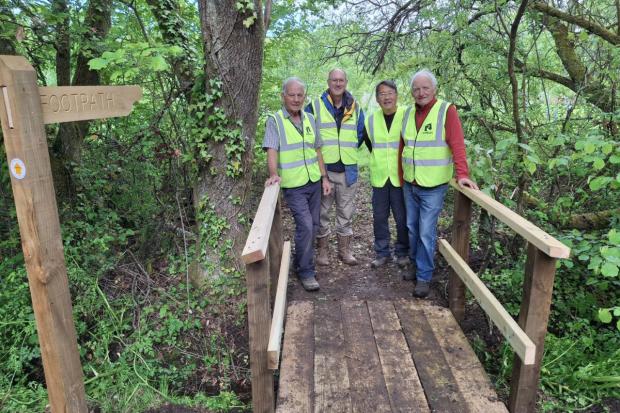 Public footpath put back on track thanks to Ramblers' hard work