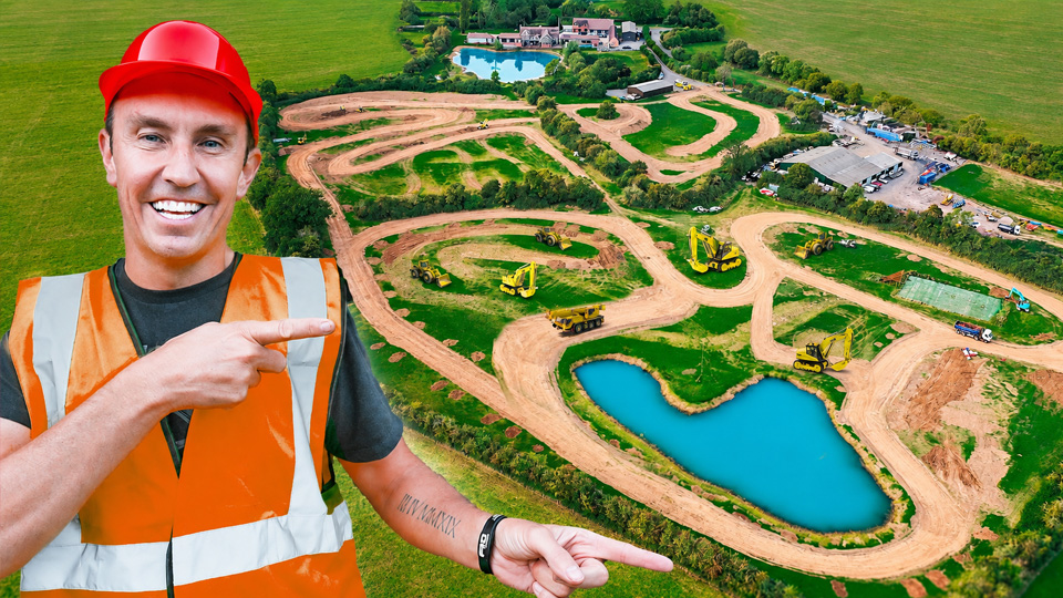 I built a race track in my back garden