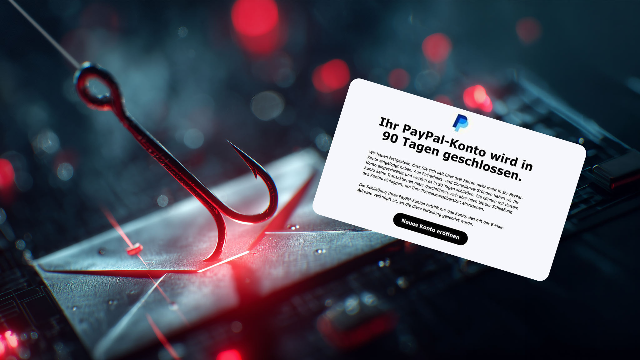 PayPal schließt Konto? Vorsicht vor dieser Phishing-Masche!