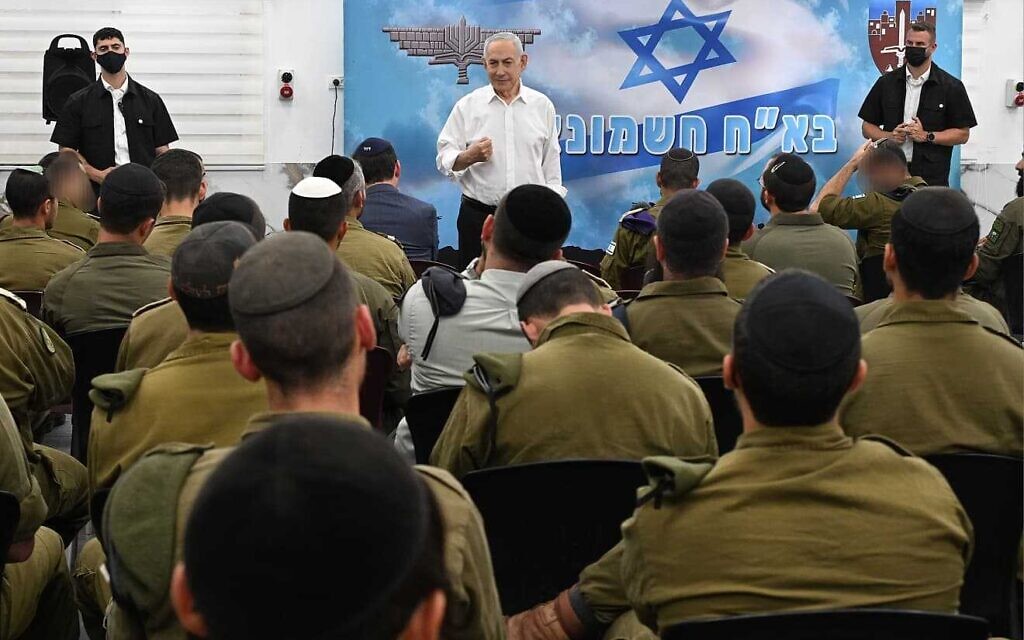 Netanyahu to ultra-Orthodox soldiers: 'Anyone who does not study Torah ...
