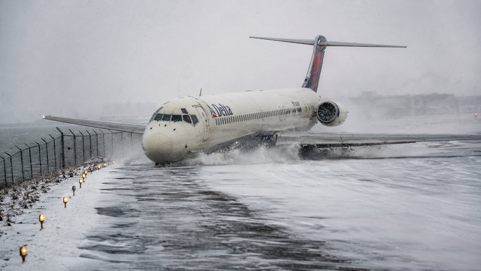 Delta 1086 slid off LaGuardia after one critical mistake