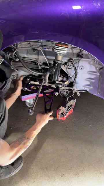 The custom angle kit upgrade taking this drift car further