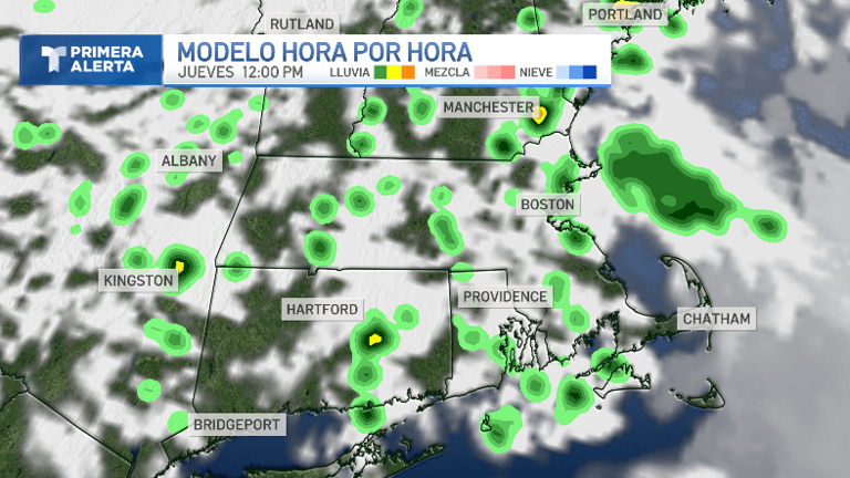Chubascos dispersos, con bajón en temperaturas