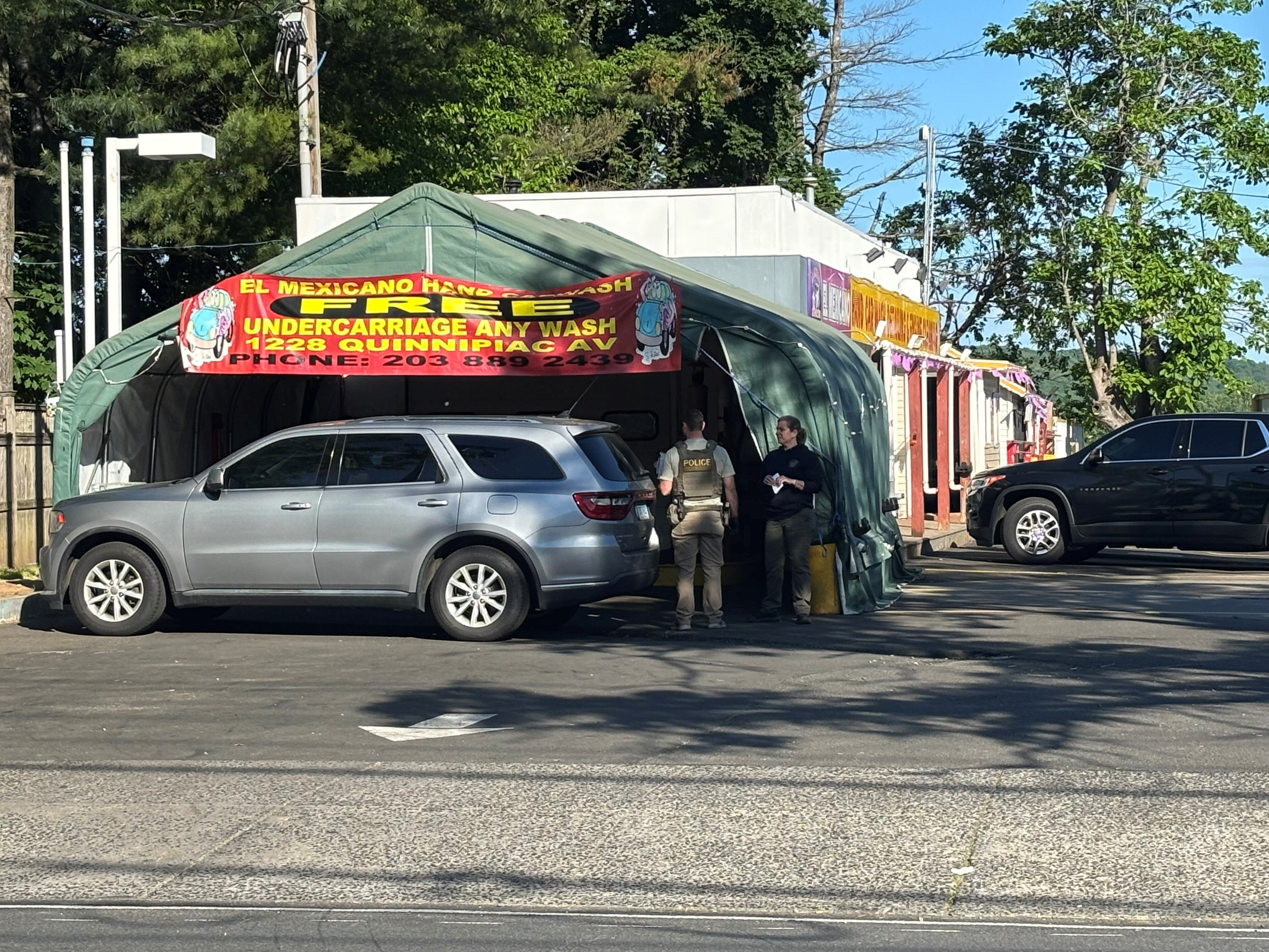 Homeland Security, IRS, police conduct investigation at New Haven car wash