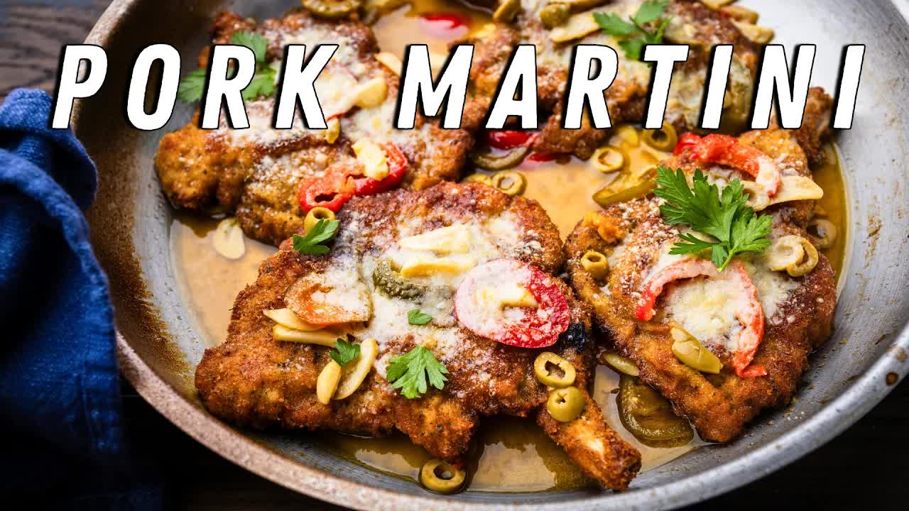 Achieving flavorful perfection with pork chop martini