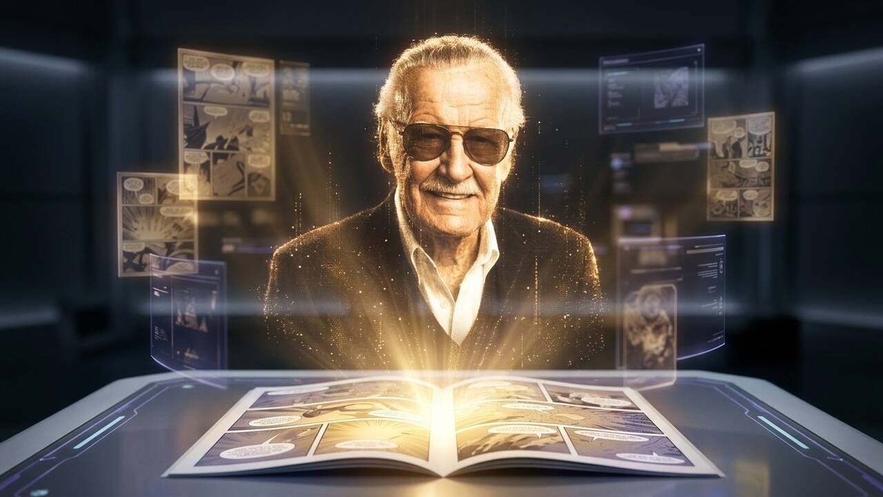 Iconic Marvel figure Stan Lee makes a comeback in a groundbreaking AI ...