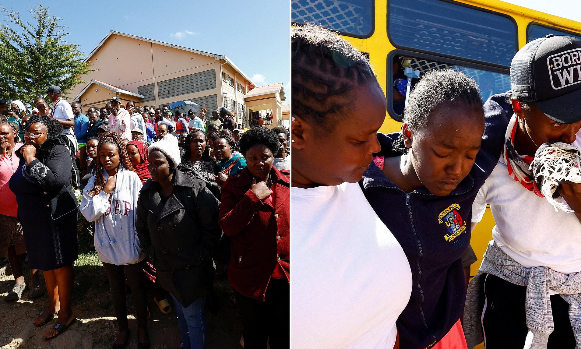 16 dead and 73 injured as fire rips through girls school in Kenya