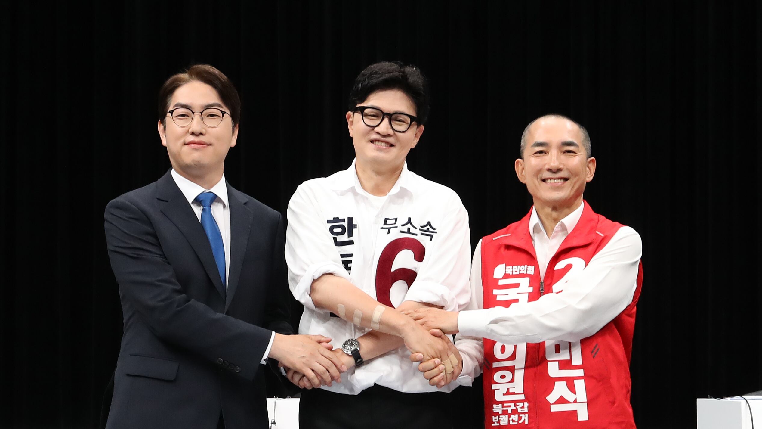Busan by-election debate turns heated as Han leads in polls