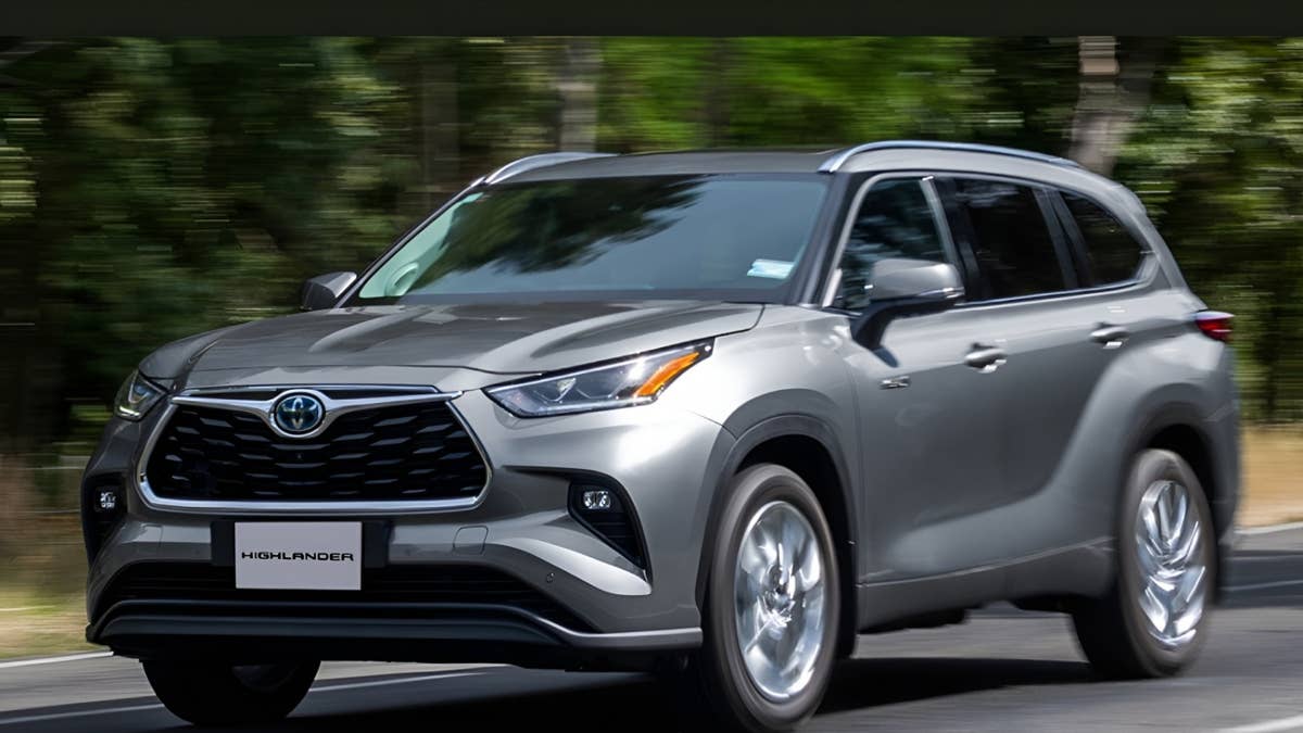 Toyota's three-row Highlander Limited is leasing from $... this May