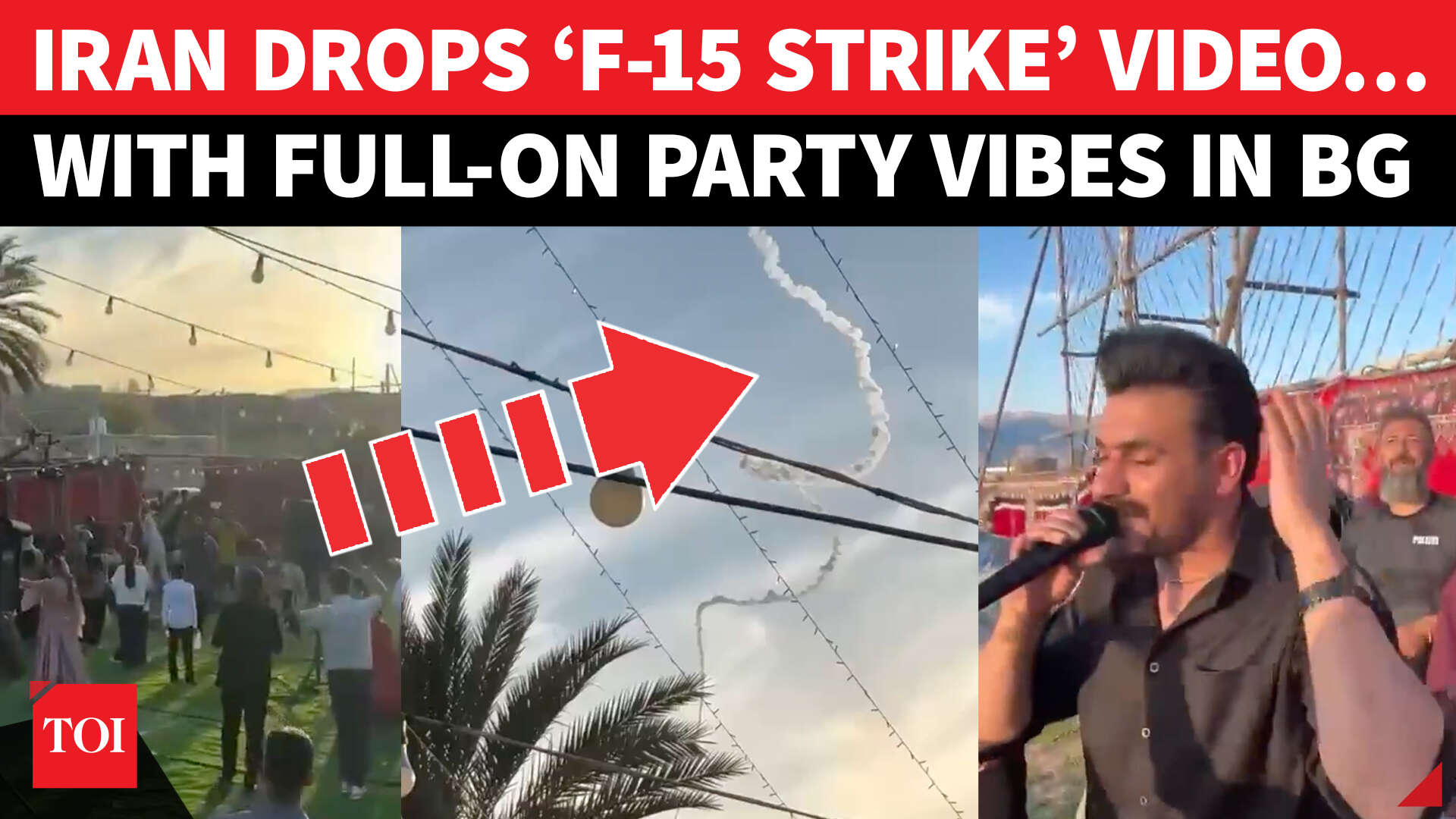 Iran releases dramatic US 'F-15 crash' footage with music, dance ...