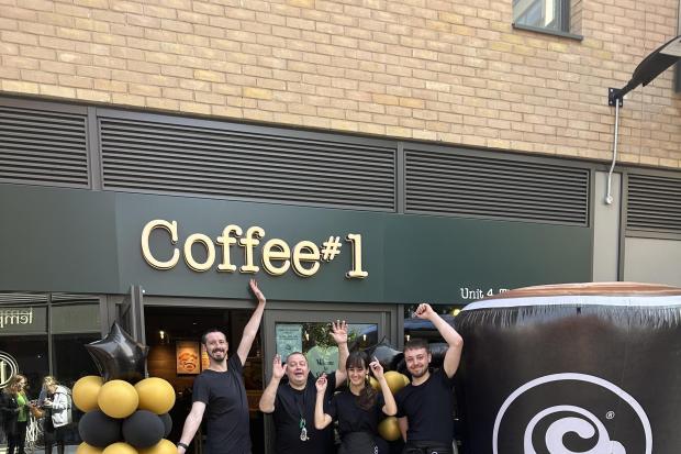 Coffee chain opens new store today in west Oxford development