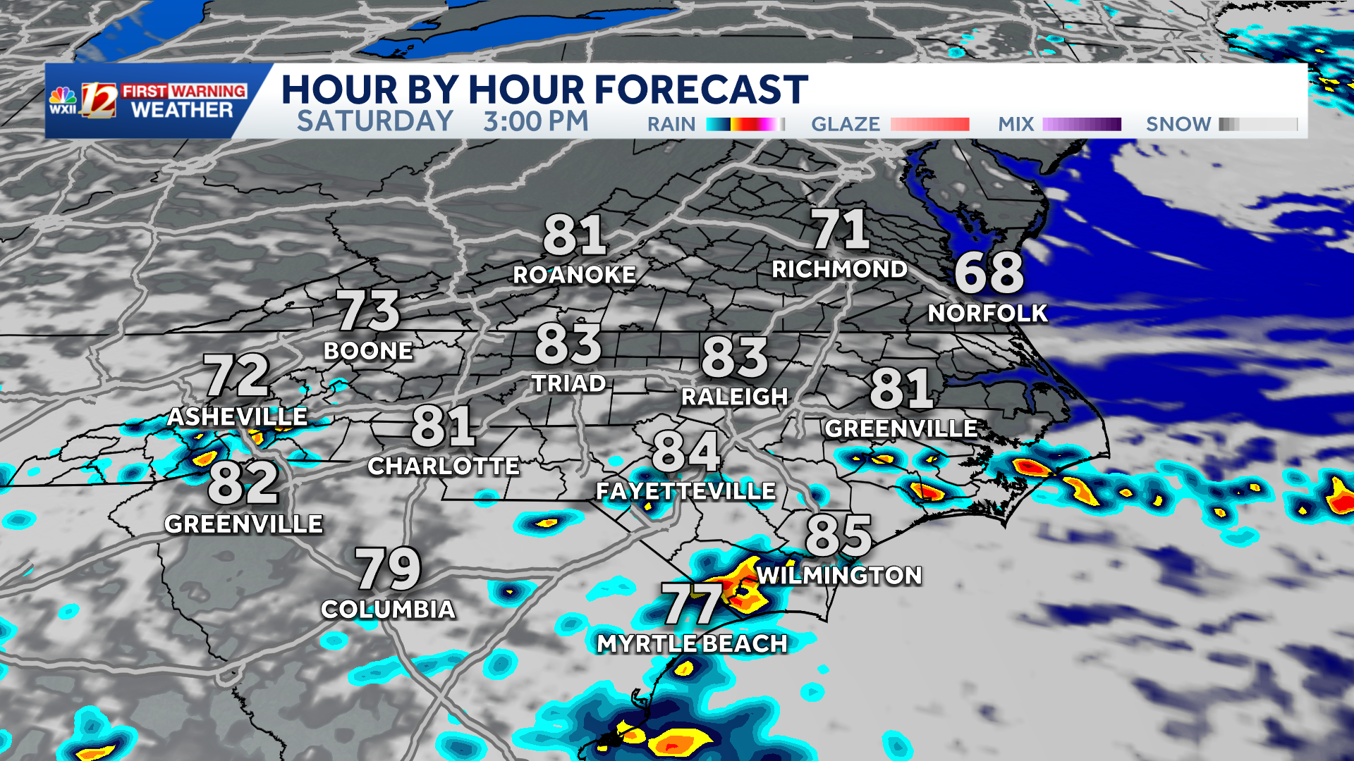 Triad rain chances are falling fast | Big weather changes are on the way