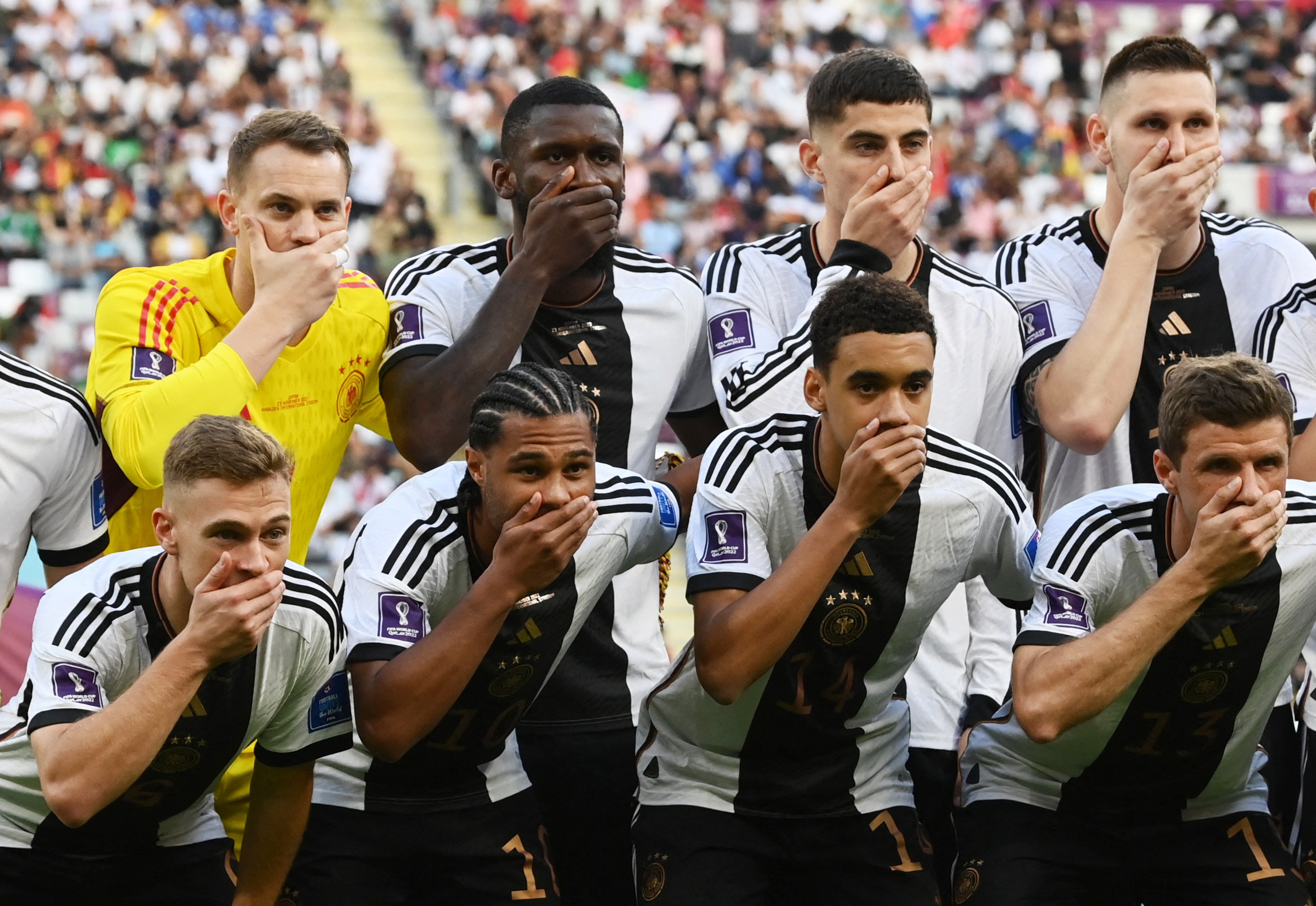 Germany’s Voeller urges players to avoid political statements at World Cup
