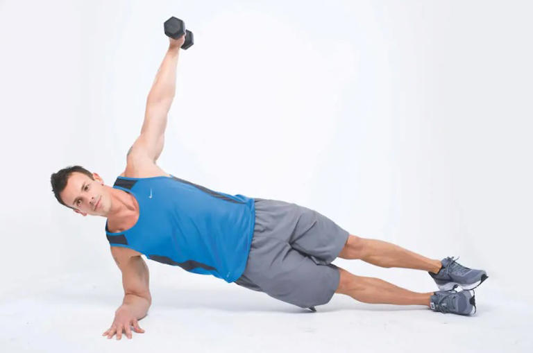 Try my dumbbell and gym ball abs workout to hone your core