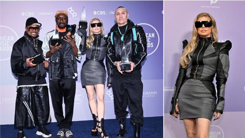 Fergie reunites with Black Eyed Peas at AMAs for unexpected award win