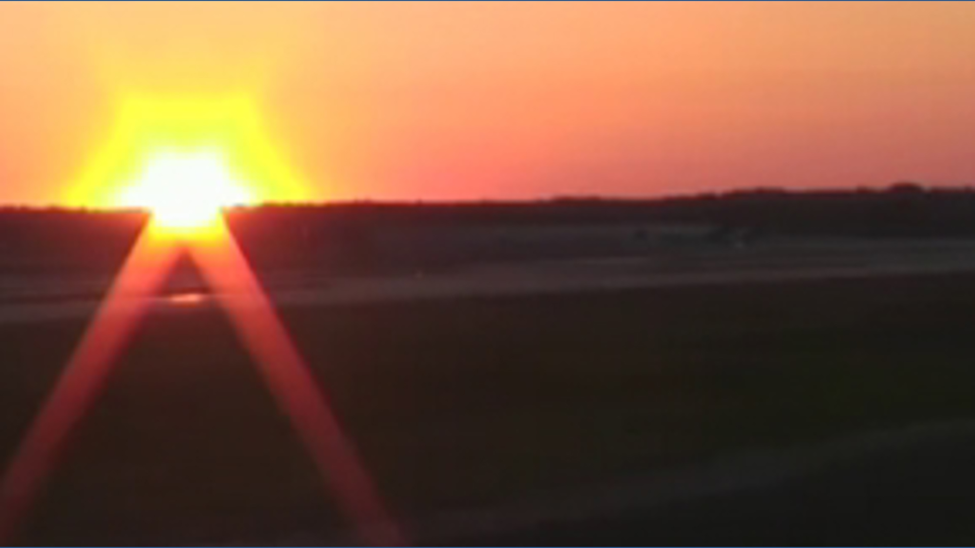 Sun rises over Ford Airport | Timelapse
