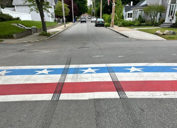Johnston driver pleads no contest to defacing Memorial Day crosswalk