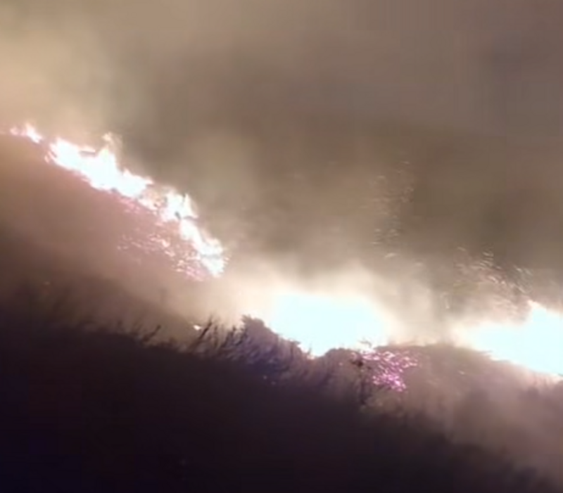 Smoke across South Dublin as firefighters battle overnight gorse fire ...