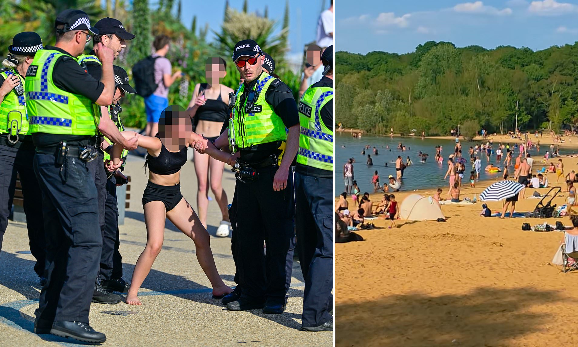 The 'selfish' sunseekers sparking outrage across heatwave Britain
