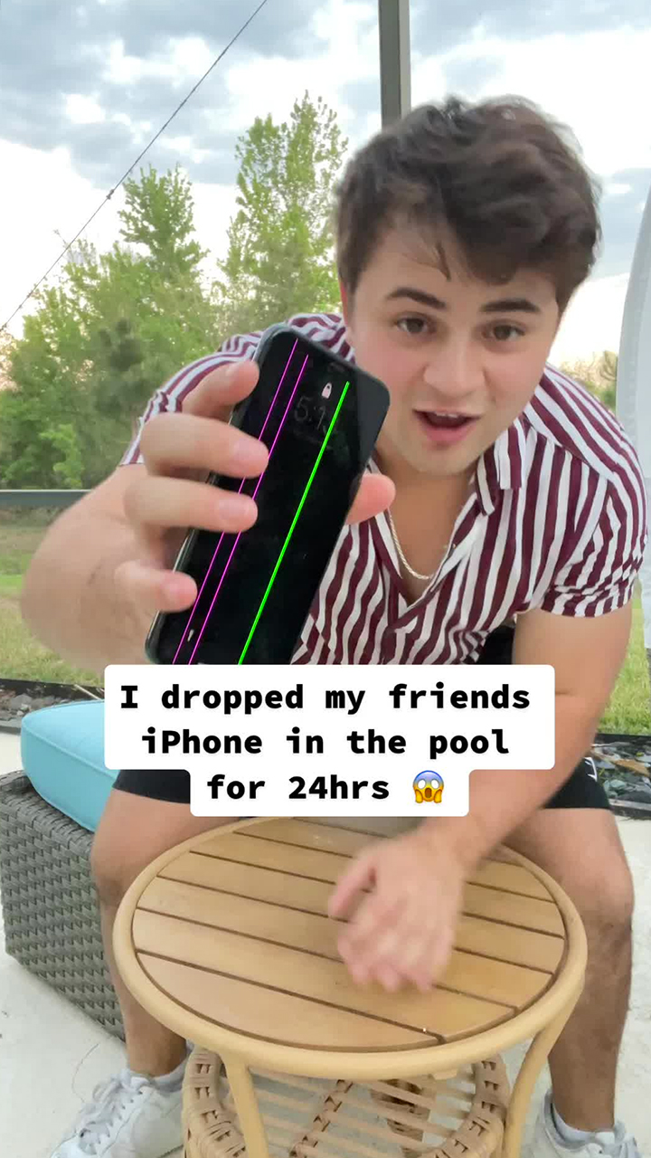 Can an iPhone survive a full day at the bottom of a pool?