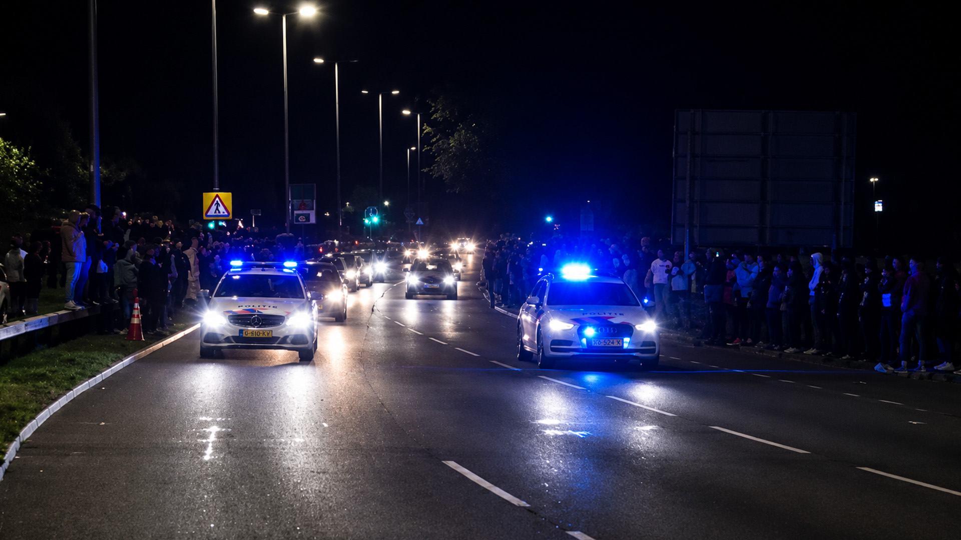 A Japanese car meet gets heavy police patrols