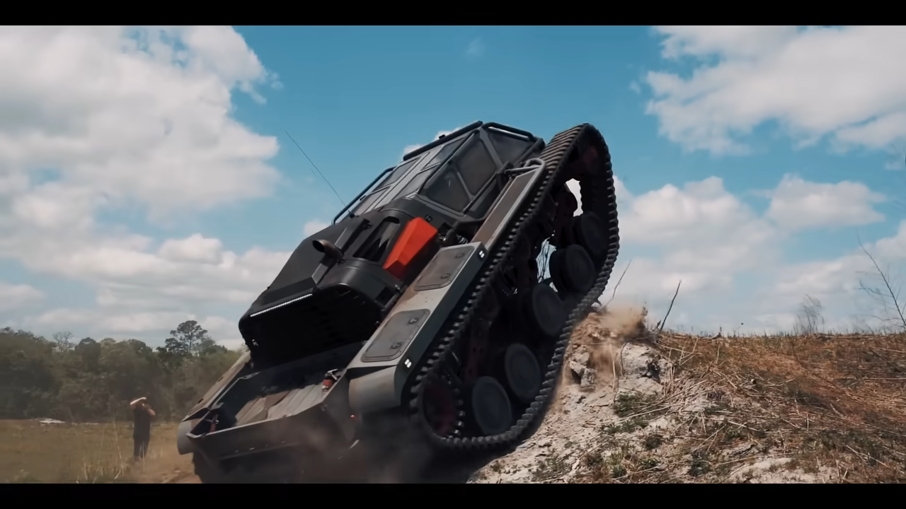 Look what happened when the tank lost control