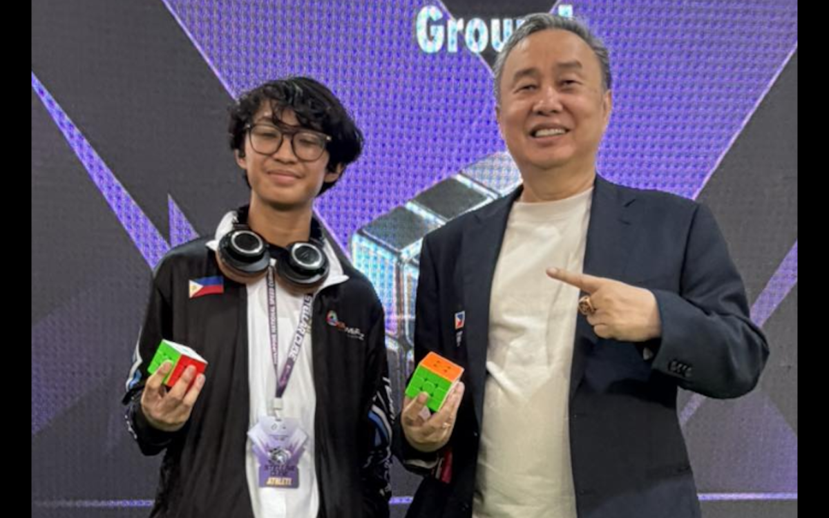Arradaza sets world record in speed cubing
